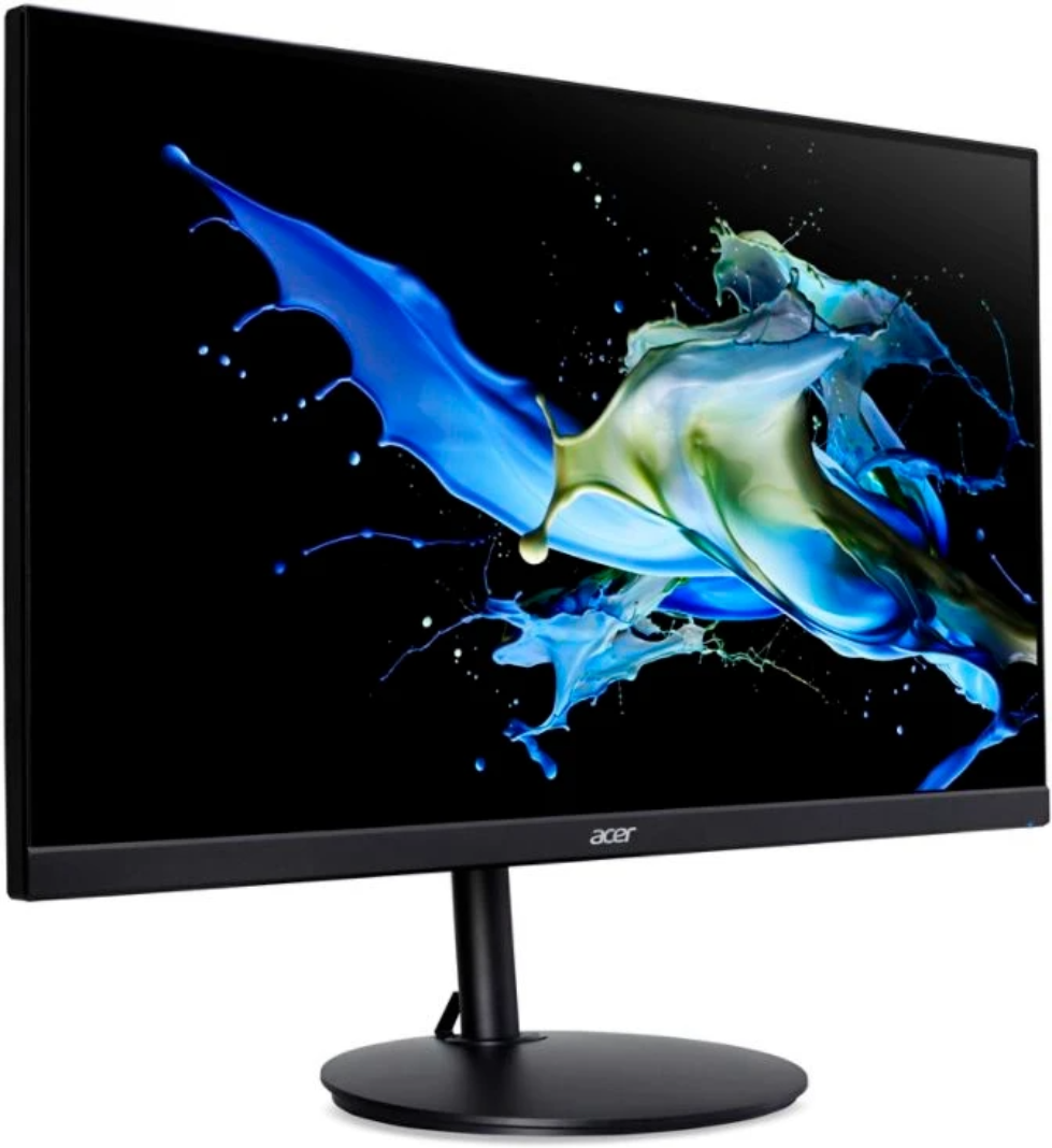 Монитор Acer CB243YEbemipruzxv, 23,8" 1920x1080, частота 100 Гц, IPS, LED черный с динамиками, AMD FreeSync