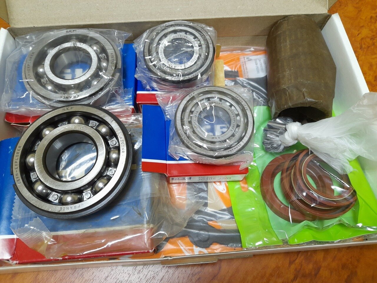 Полный ремкомплект Кпп Газель, Соболь, Волга SKF