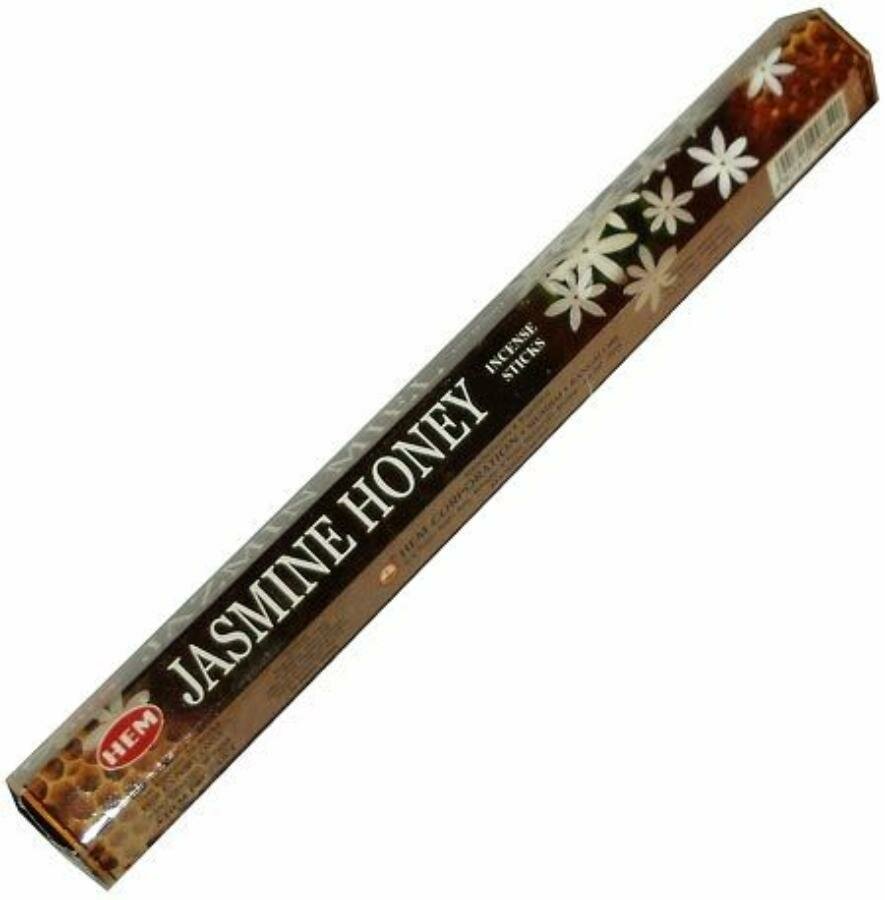 Hem Incense Sticks JASMINE HONEY (Благовония жасмин МЁД, Хем), уп. 20 палочек.
