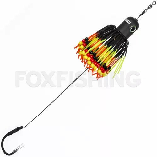 Приманка на сома Madcat A-Static Adjustable Clonk Teaser Jig Hook BLACK 150гр