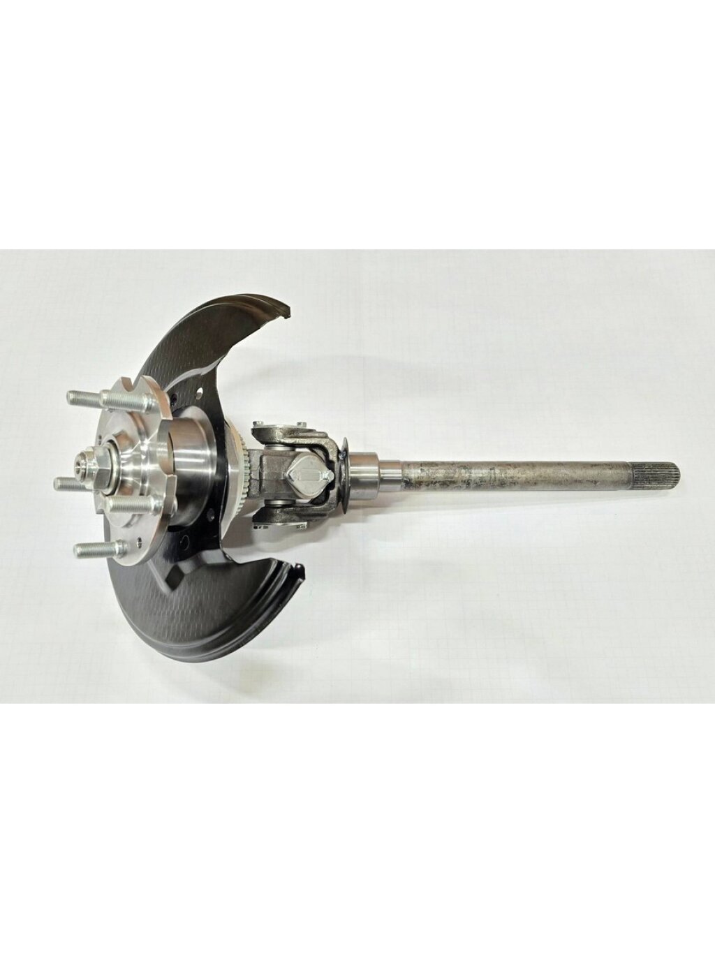 Привод (шрус) Соболь (4х4) (левый, короткий) с АБС "PROкомплект" в сборе с корпусом подшипника и сту