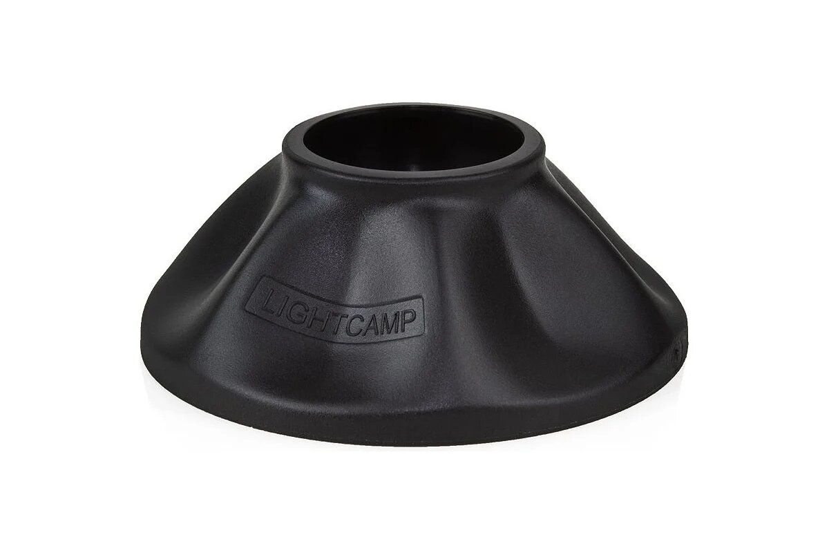 LIGHT CAMP Feet Tip пятка для ножек черный LC-1000 прочная опора и защита пола в походе