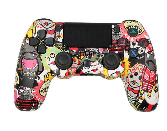 Игровой контроллер P4, Bluetooth, подсветка, гироскоп, мультяшный дизайн