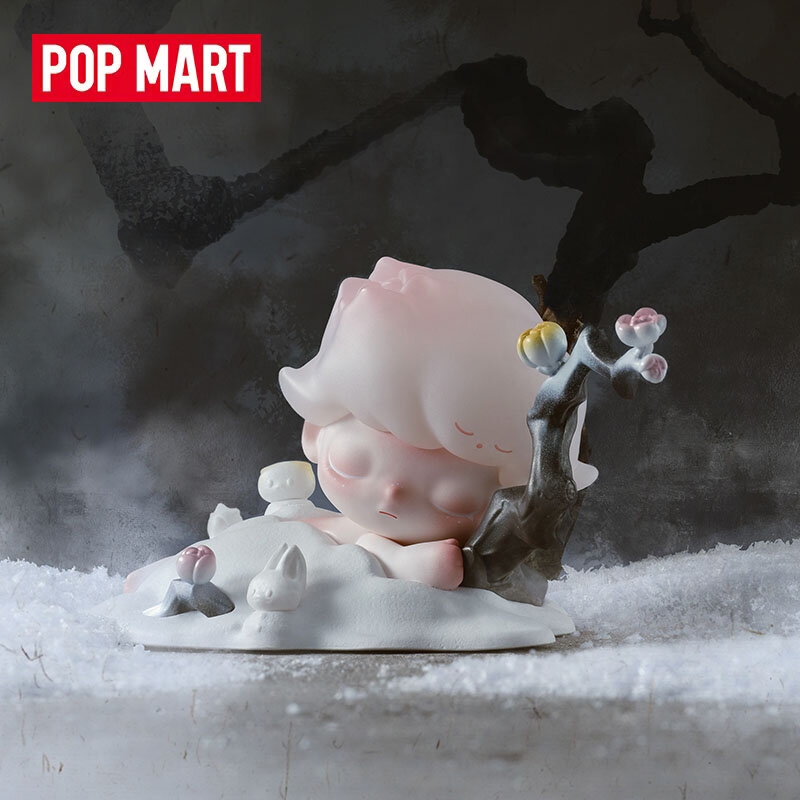 Коллекционная фигурка pop mart DIMOO Stories in the Cup Series Figures-Snow and Wintersweet, слепая коробка