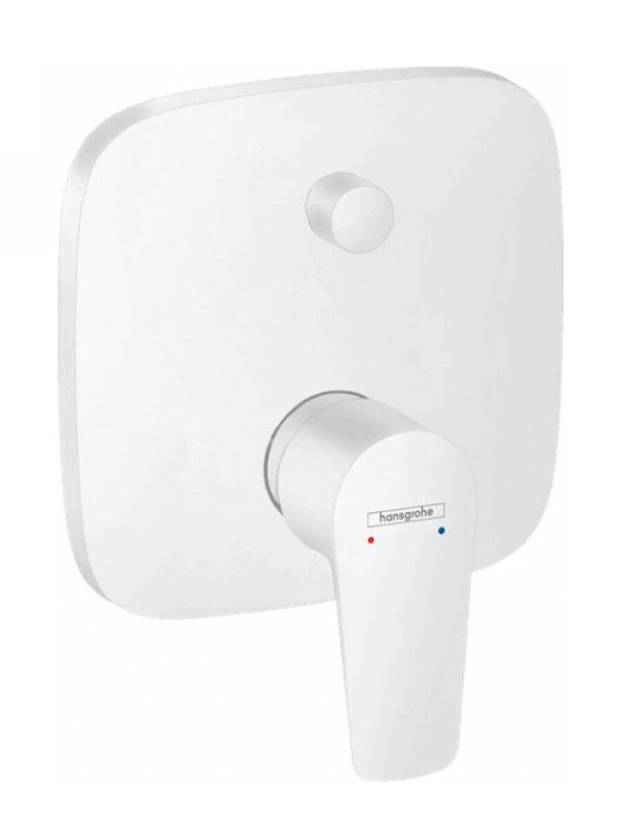 Смеситель для ванны с душем Hansgrohe Talis E 71745700 белый матовый