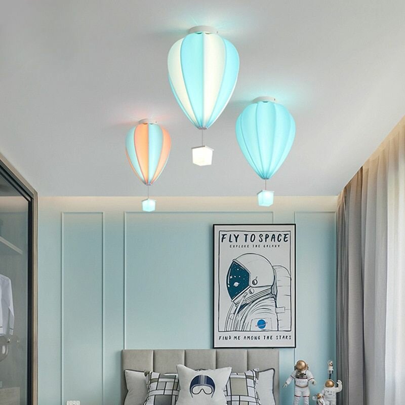 Креативный Мультяшный Потолочный Светильник На Воздушном Шаре. Подходит Для Детских Комнат И Спален. Светодиодное Освещение Для Украшения Дома. -jua
