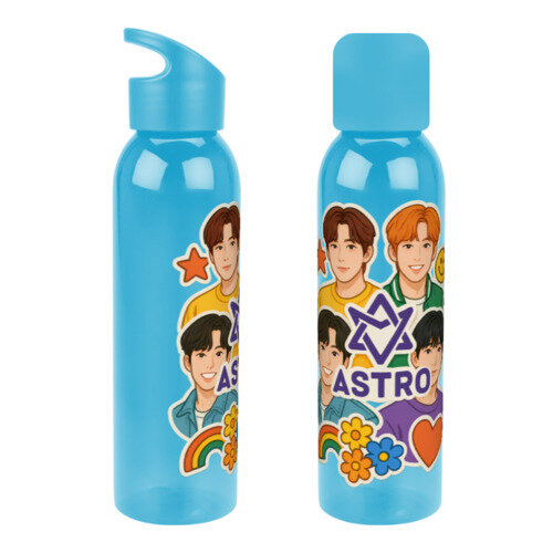 Бутылка для воды «Astro k-pop» (голубой)