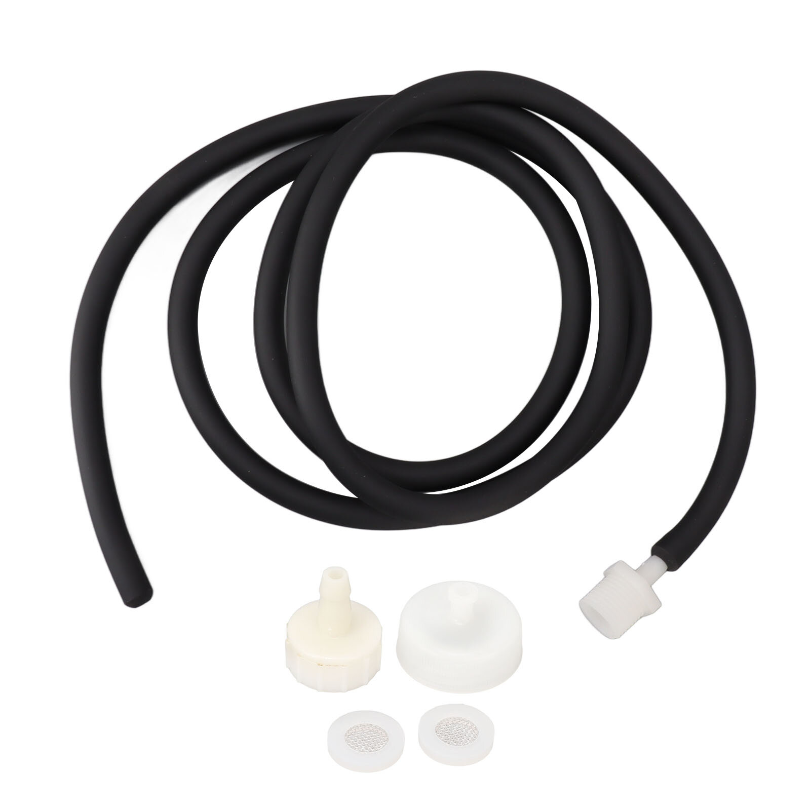 Набор клизмы портативная многоразовая силиконовая душевая трубка для очистки анальной толстой кишки и вагины черная 150 см/59,1 дюйма