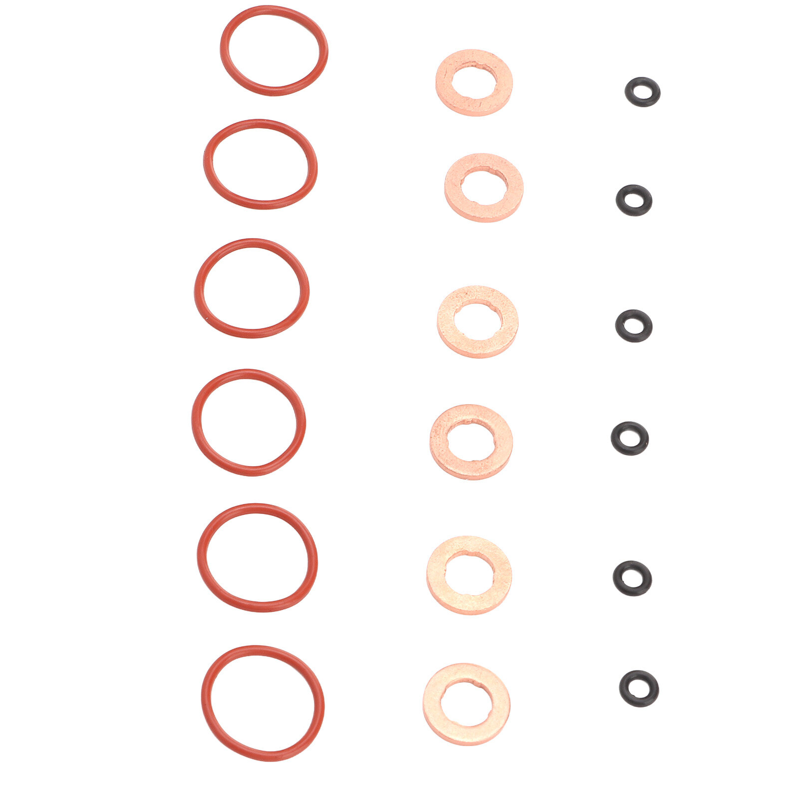 Комплект уплотнительных колец топливной форсунки 059 130 519, резиновая металлическая замена для A4 A5 A6 Q5