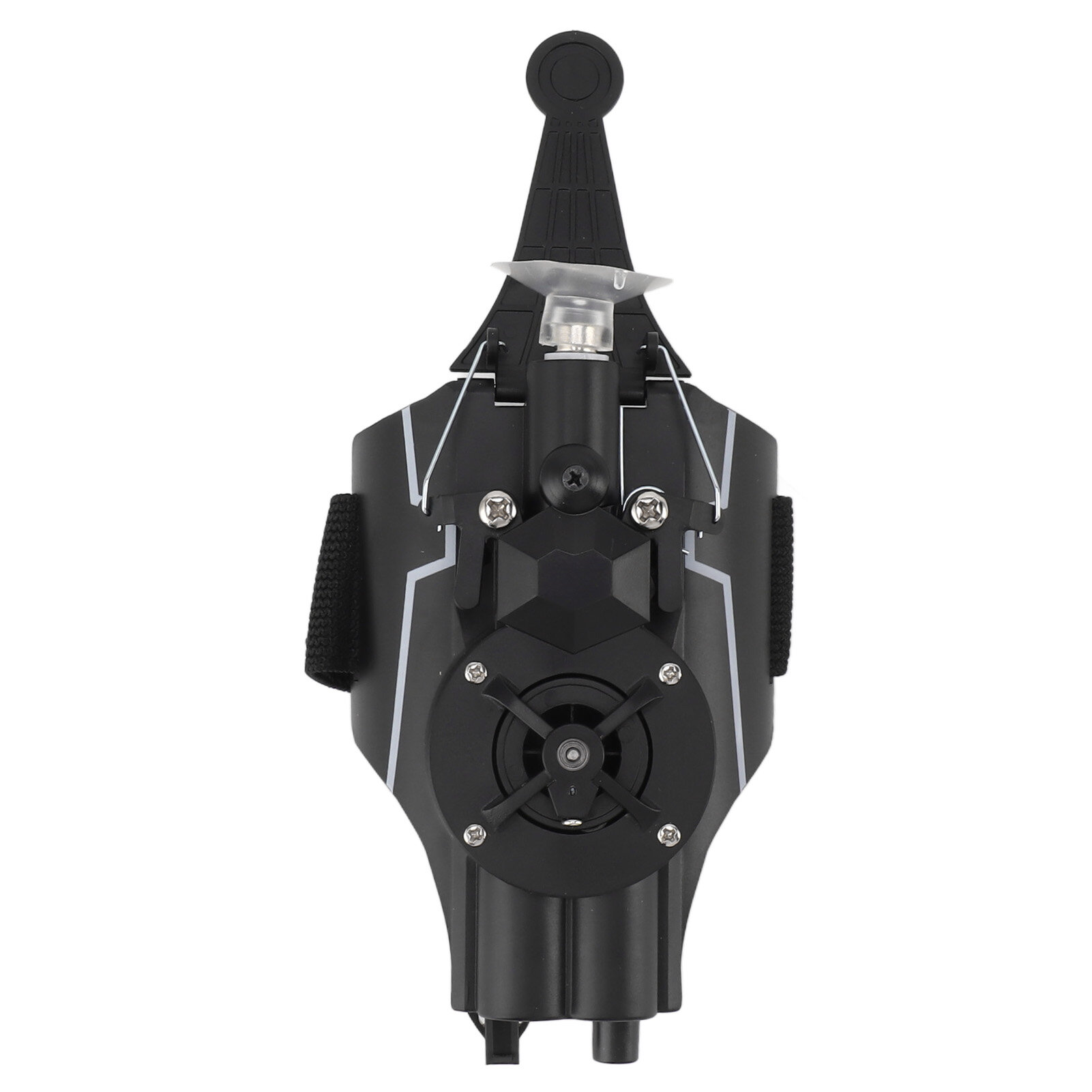 Игрушка Пультовый Лансер Веб-Струн Рекомендуемый для Детей Черный Пластик Длина 17см с Встроенной Акумуляторной Батарейкой 400mAh В комплект входят 1 Пультовый Лансер, 1 Шуруповерт, 1 Поглащающий Купол, 1 USB Кабель Зарядки, 1 Инструкция