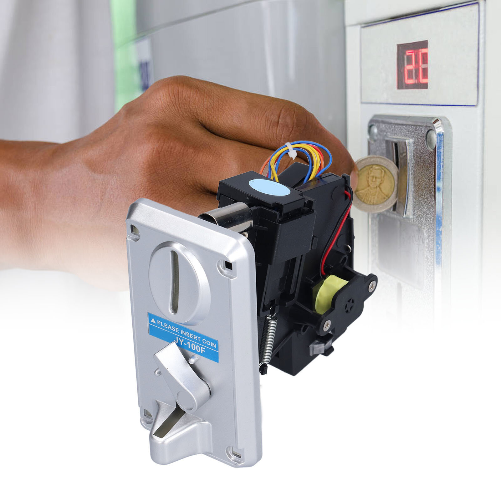 Монетоприемник поддерживает 6 различных валют, многоканальный выходной селектор монет для игровых автоматов