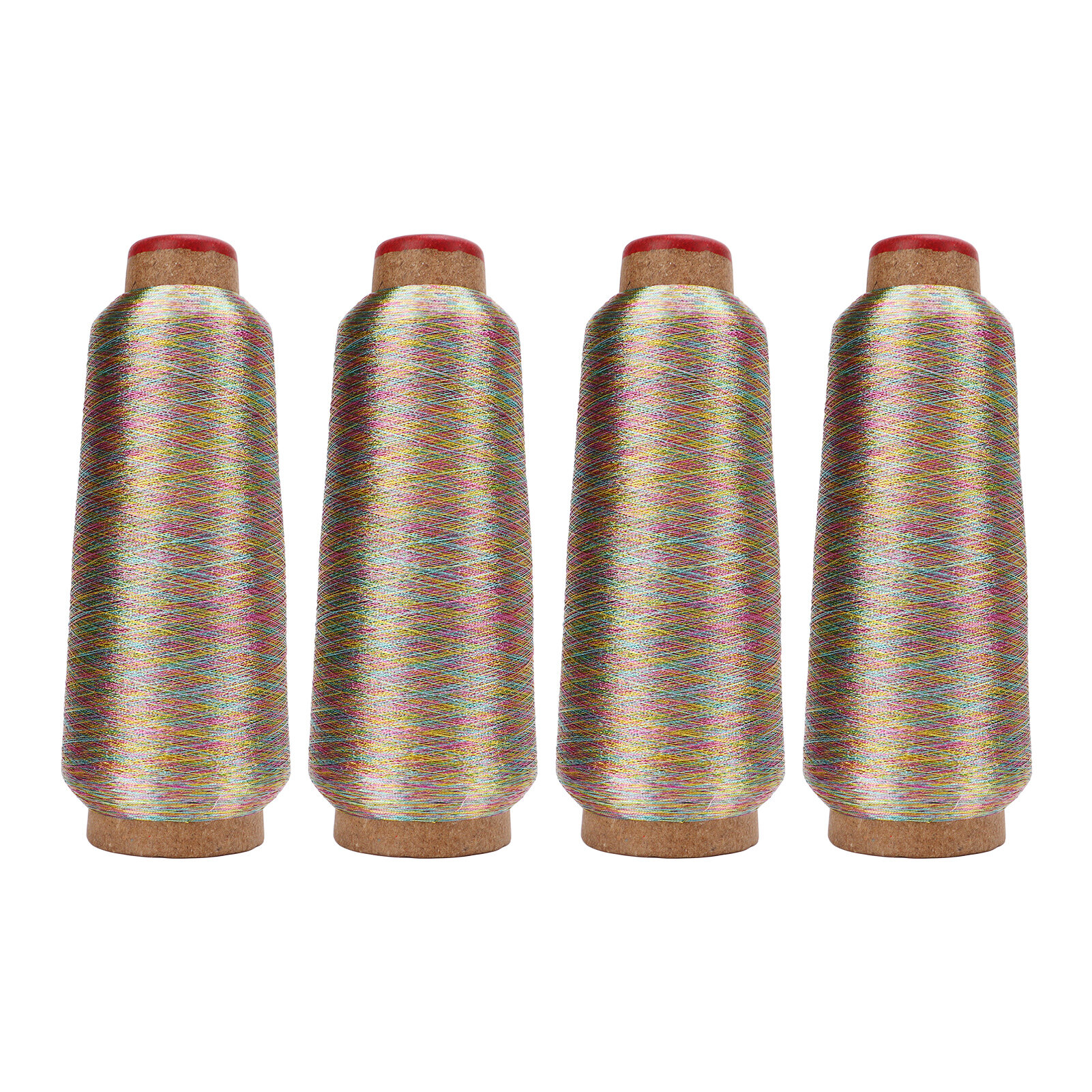 4 шт, цветные швейные нитки, 3000 ярдов, приятная для кожи нить для швейной машины, ремесленные работы, шитье