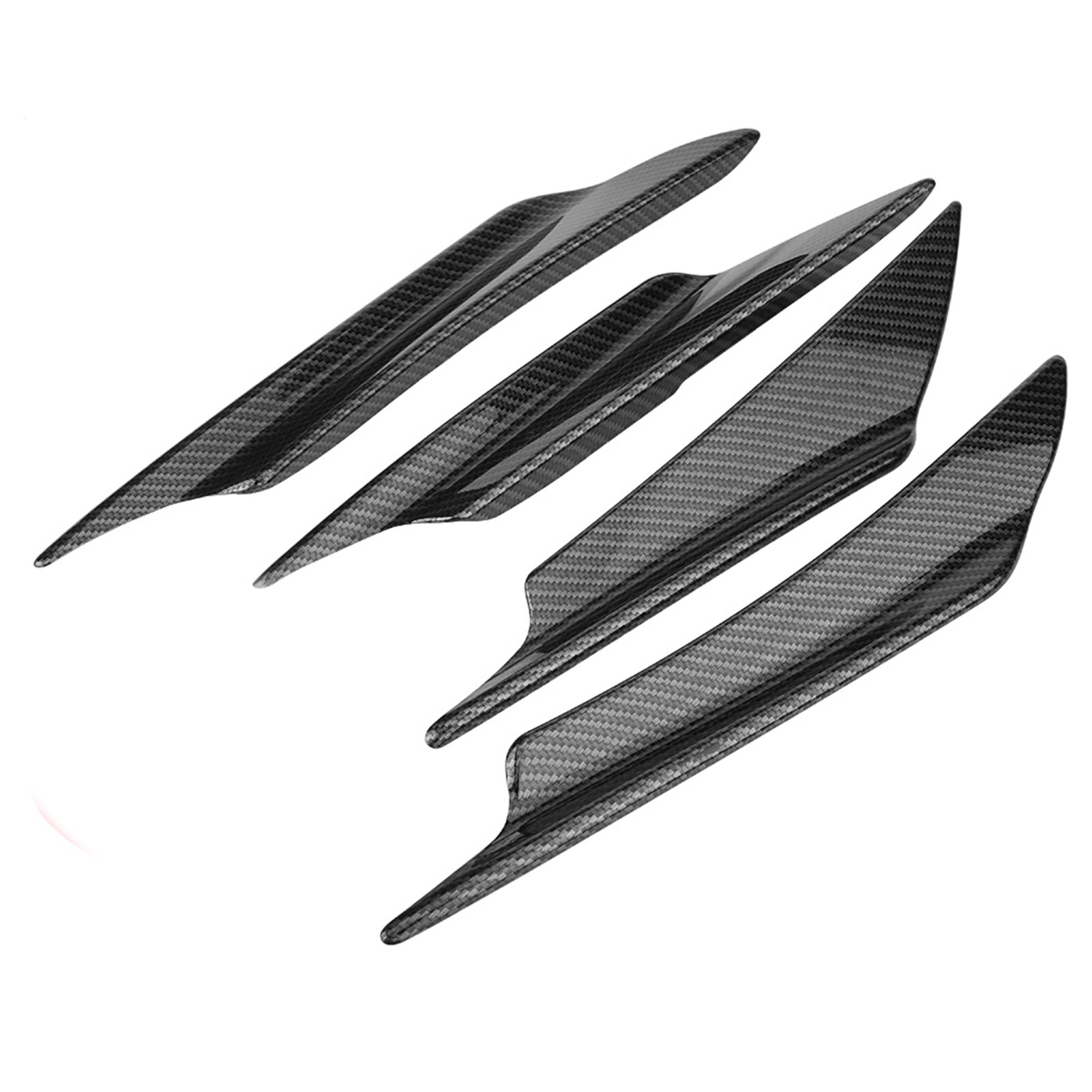 Передний бампер, сплиттер, дефлектор, спойлер из углеродного волокна для спортивных автомобилей, простая установка, аэродинамический дизайн, прочный материал