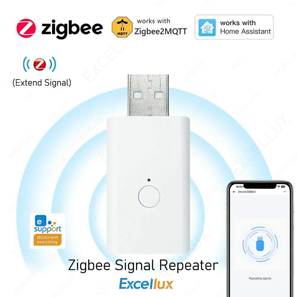 Усилитель сигнала для ZigBee 3.0 Repeater USB Extender, Ewelink Zigbee Расширитель Ретранслятор сигнала