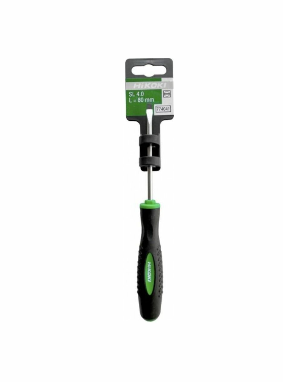 Отвертка плоская HiKOKI SL4х80MM 774041