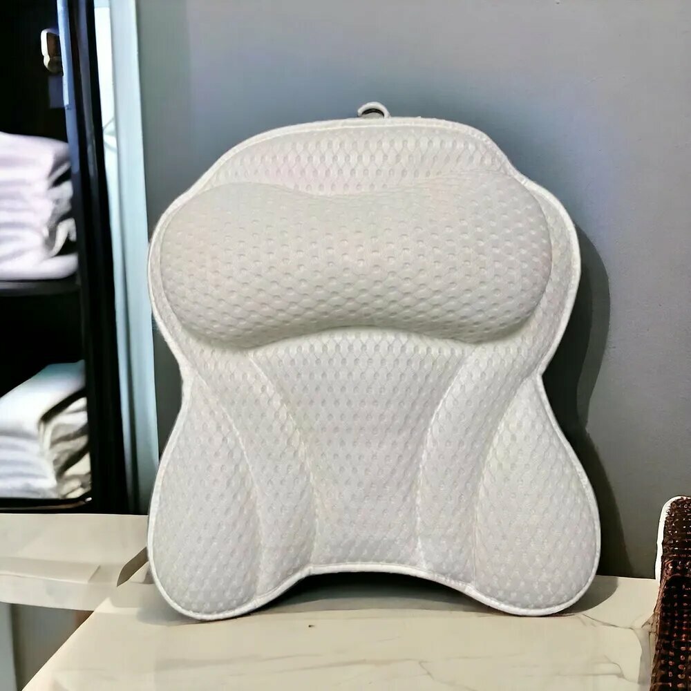 Подушка для ванны с 3D эффектом / Подушка для ванной на присосках