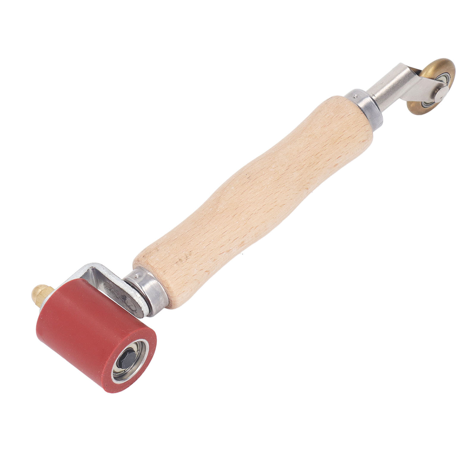 Валик для разглаживания швов 40 мм, силиконовый, с латунным роликом 6 мм для точной обработки швов, инструмент для разглаживания швов ПВХ, ТПО, EPDM.