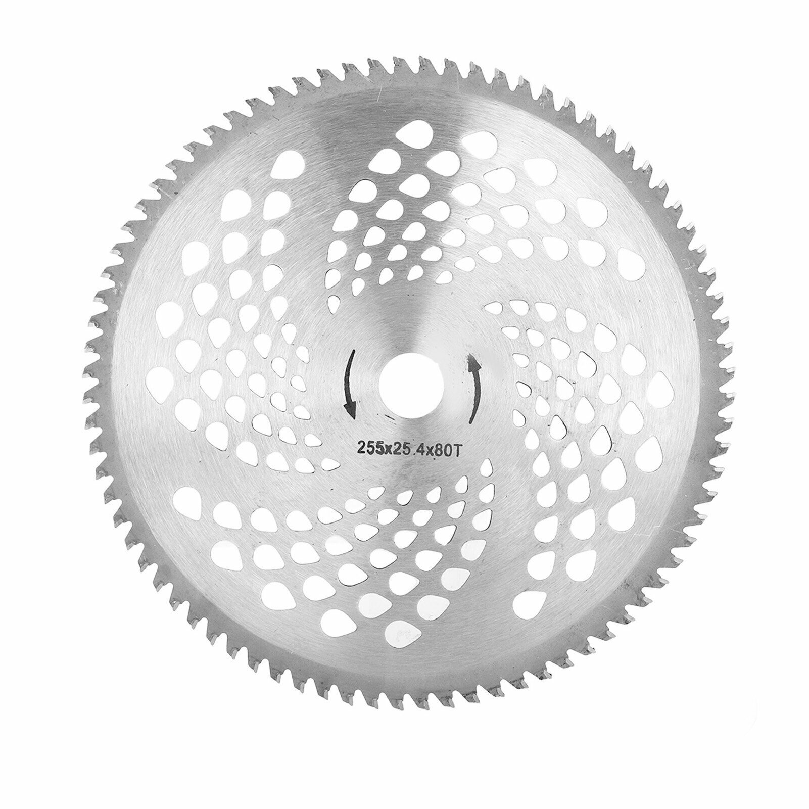 Лезвия с твердосплавными наконечниками, 80 зубцов, пильный диск для триммера, полольника, газонокосилки, 10 дюймов