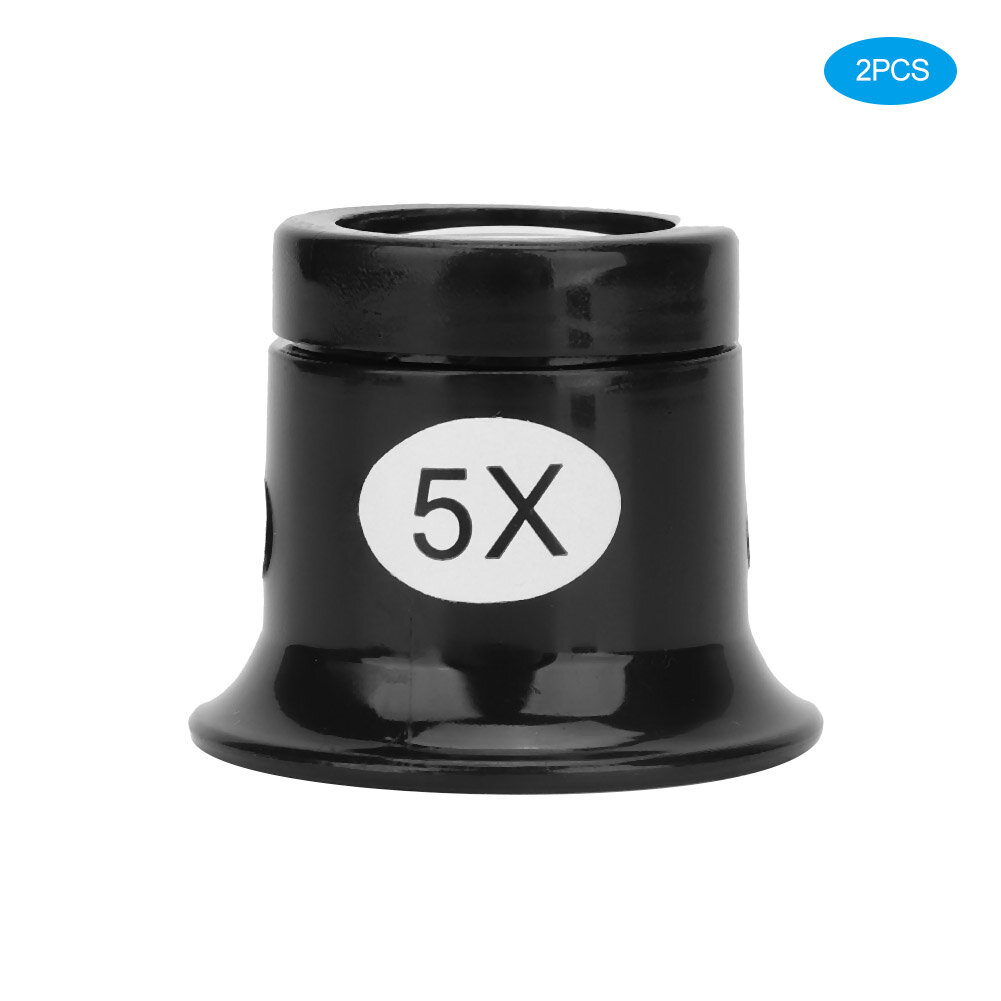 2PCS WATCH Ремонт 5 -кратный масштаб с лупа