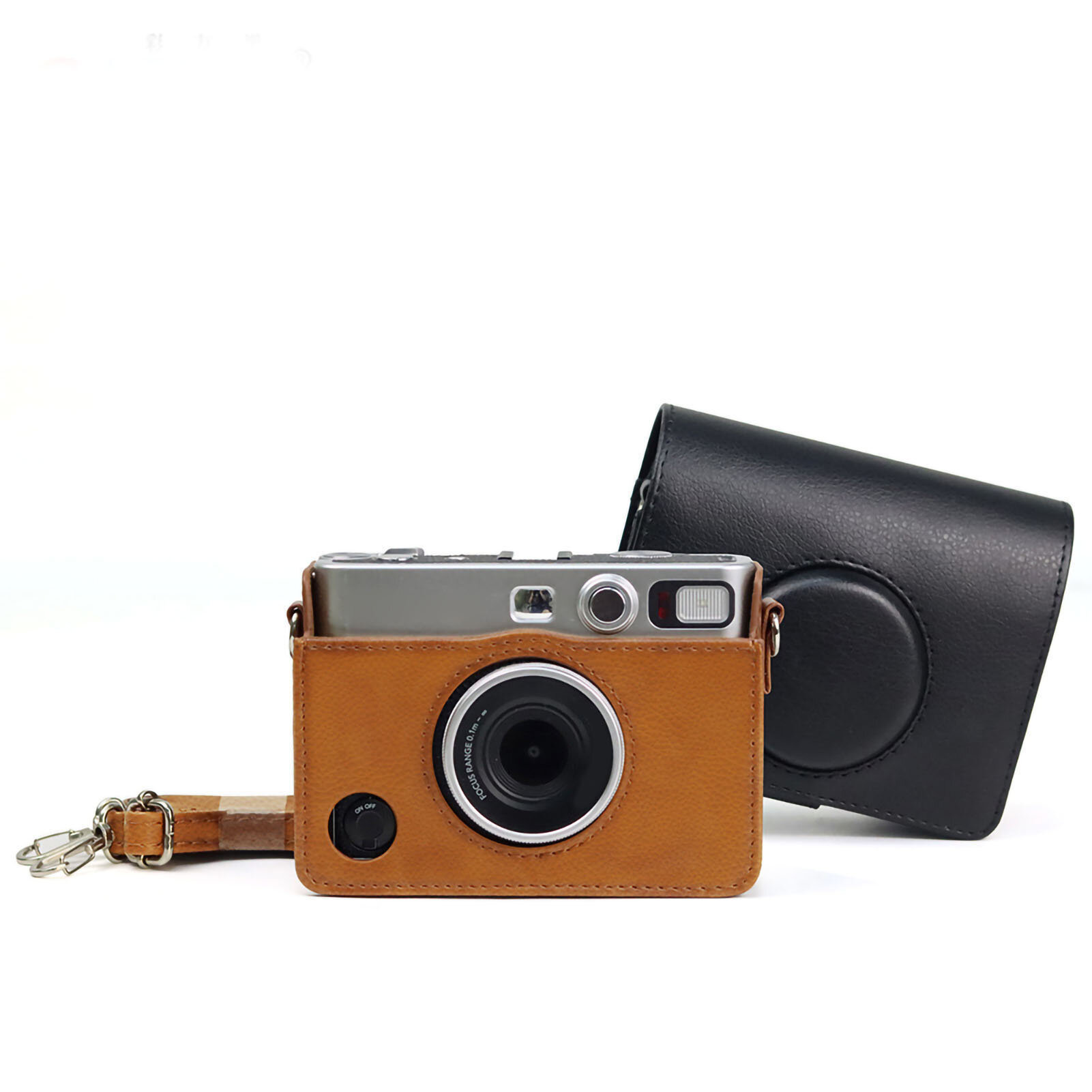 Retro PU кожаная сумка с камерой цифровой камера Фотография Кожаная корпус для Instax Mini Brown