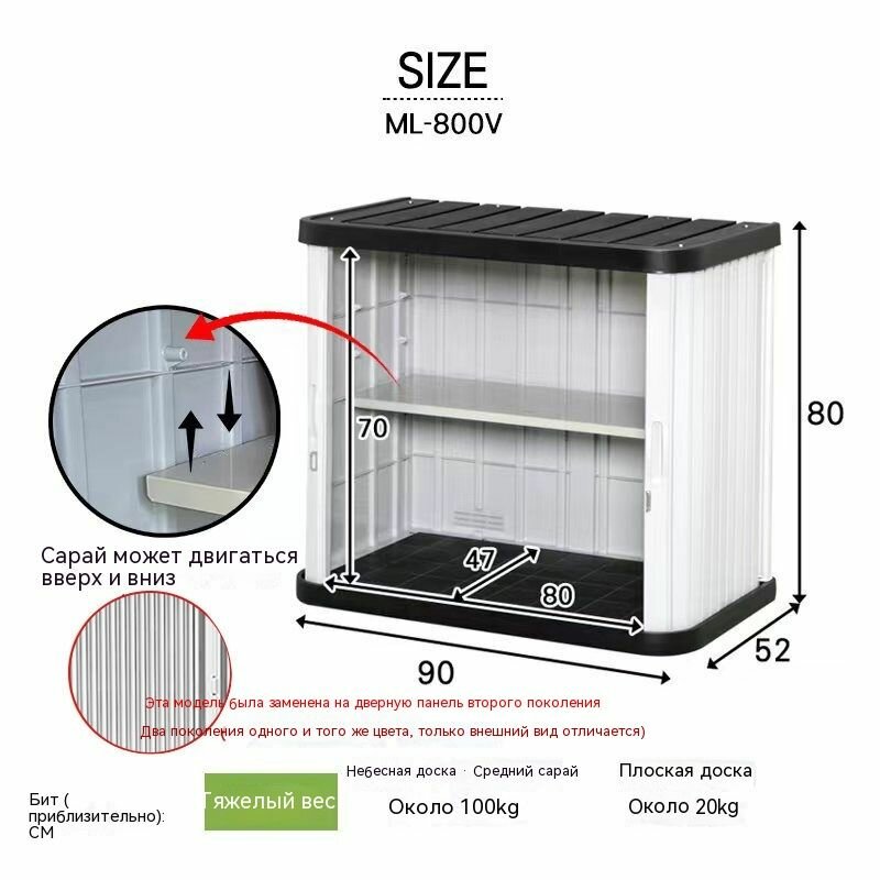 IRIS Садовый шкаф / Уличный шкаф /Cундук садовый для хранения
