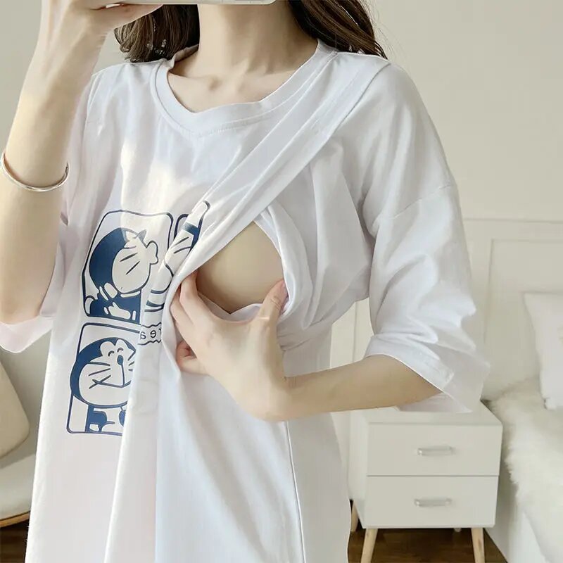 Футболка для кормящих мам