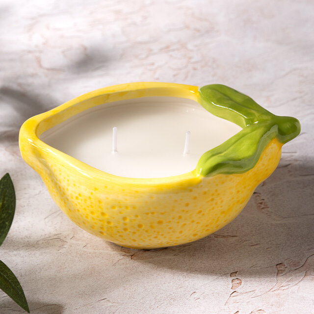 Ароматическая свеча Fruit - Лимон 14 см, Koopman, 95241680-3