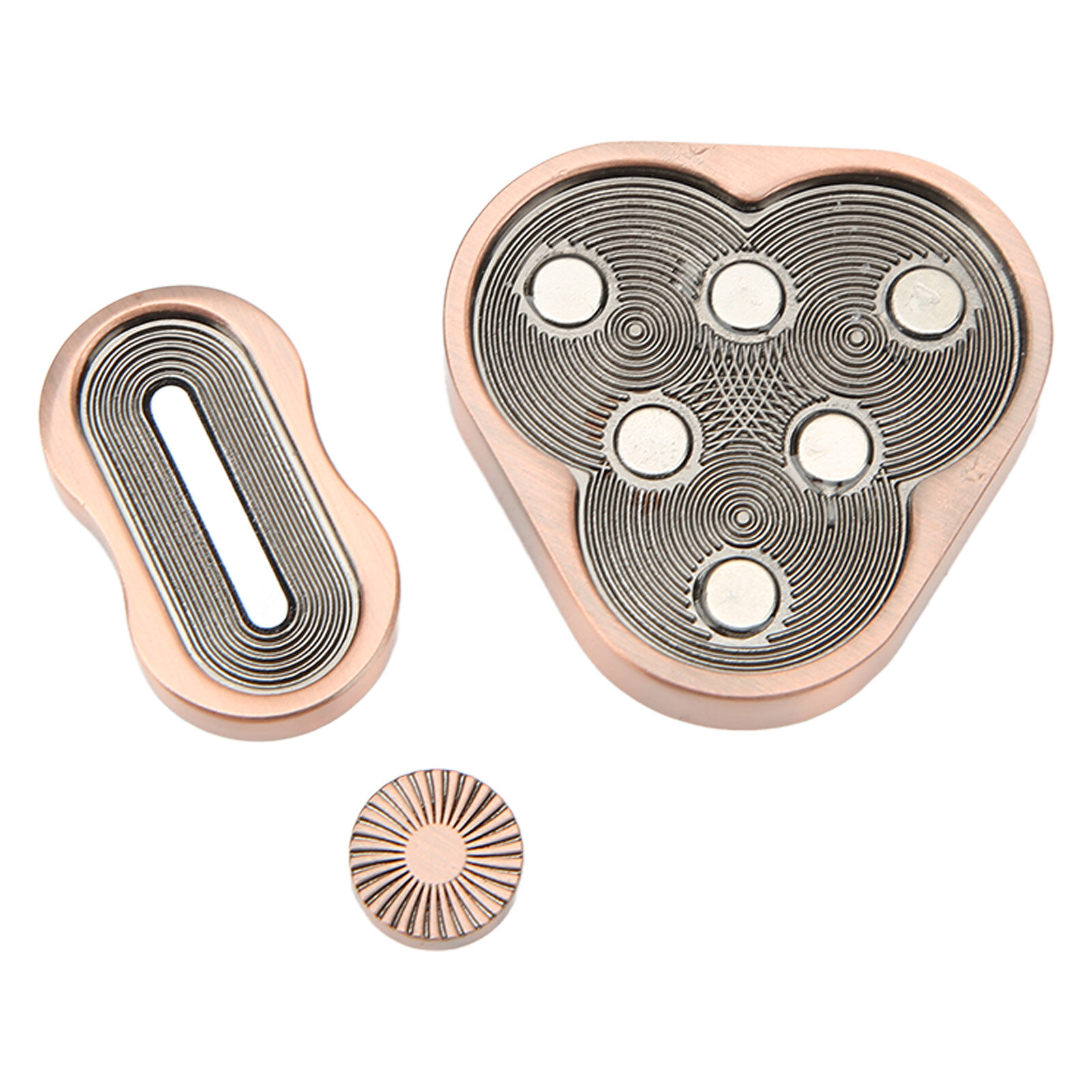 Металлический треугольный слайдер для снятия стресса, портативная сенсорная игрушка-фиджет для работы