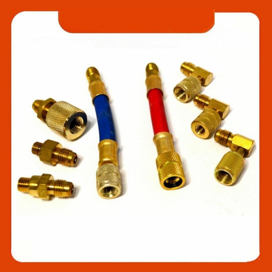 Набор для заправки авто кондиционеров (комплект адаптеров) СТ-138