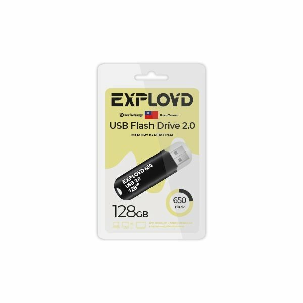 Флешка USB флеш карта EX-128GB-650-Black