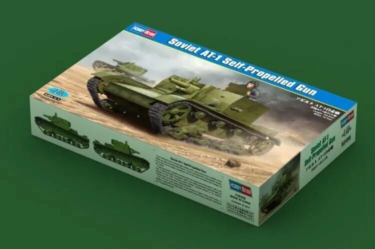 KNOW EASY-HOBBYBOSS 82499 1/35Советская САУ АТ-1 Модельный комплект Танки