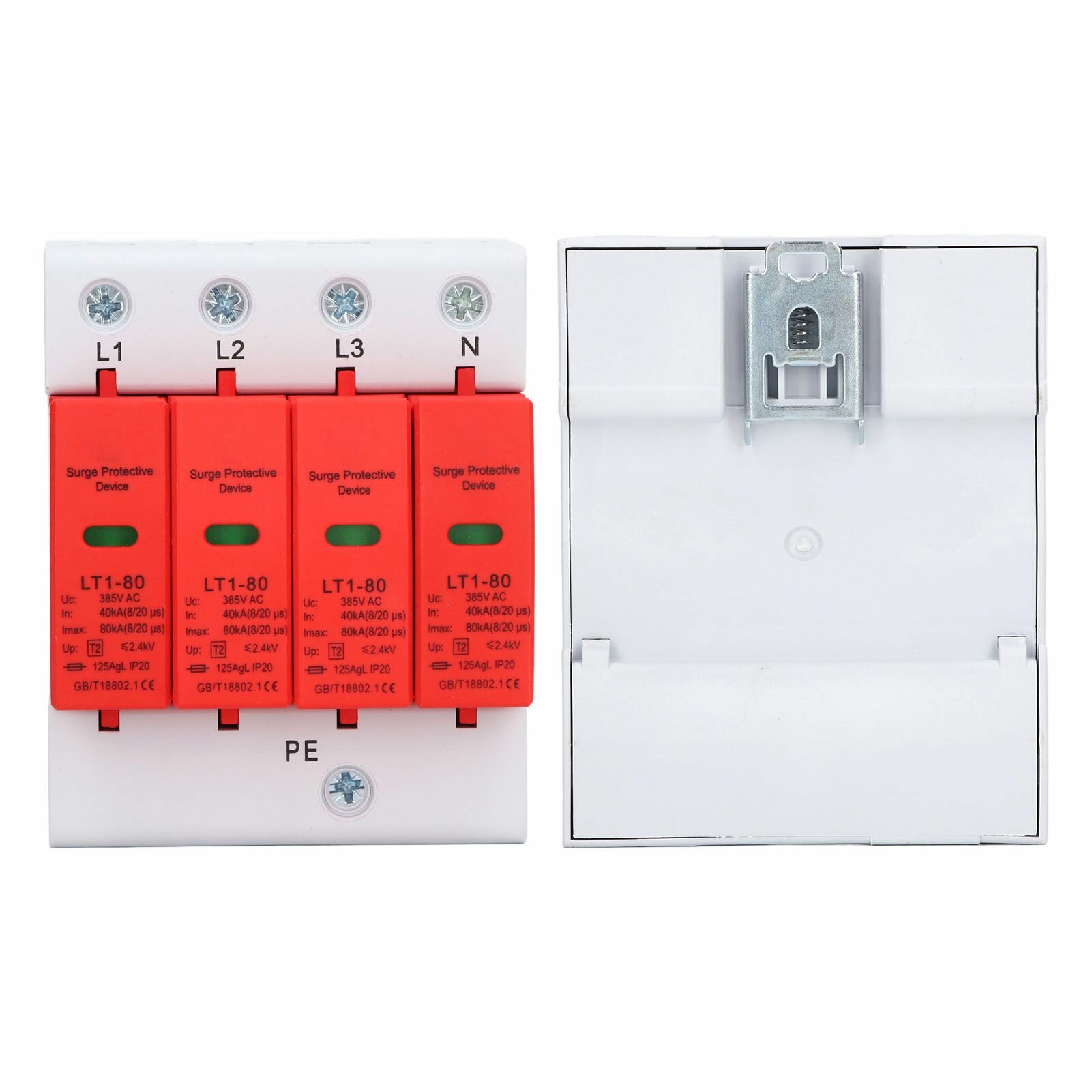 Устройство защиты от импульсных перенапряжений Анти гром Электронный компонент Модуль SUP2 40 4P 40KA 420V