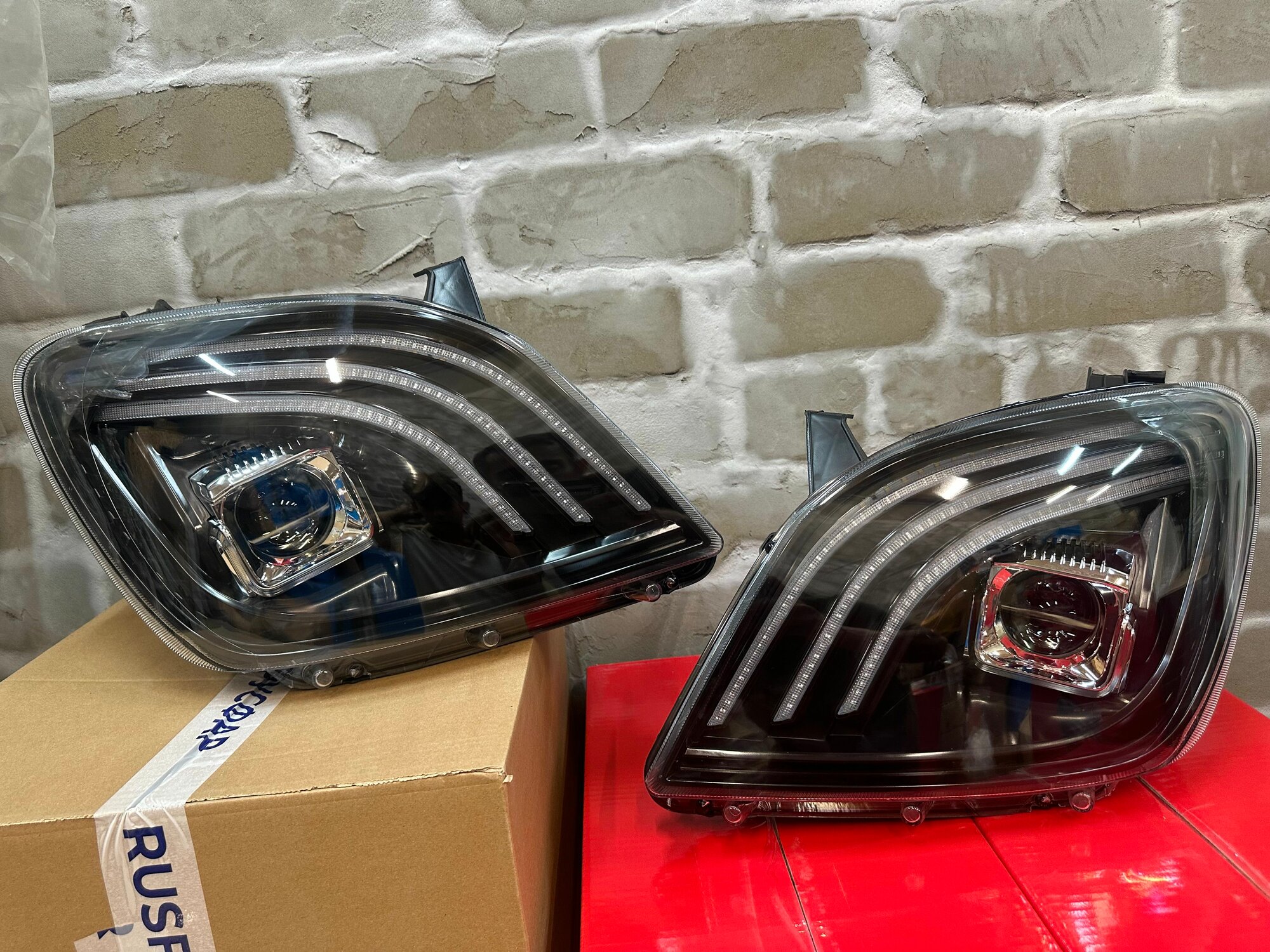 Фара для Газель Некст Би Лед. Пара