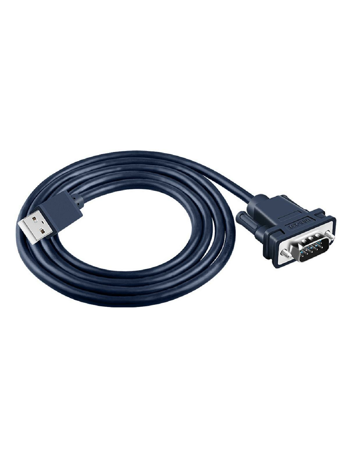 JH-LINK USB to DB9 RS232 Male Serial Data Cable Adapter USB COM Port DB9 Pin Cable RS232 for Windows 7 8 10 XP 1.2m