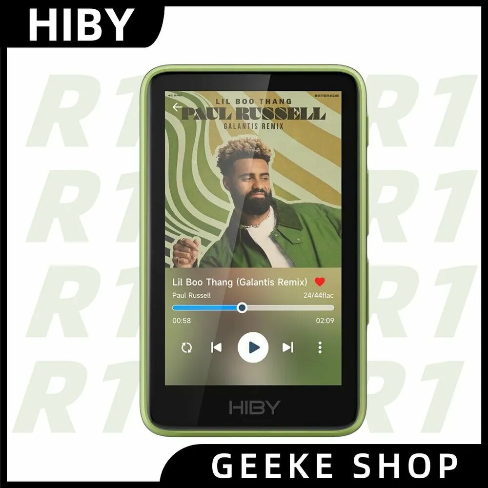 HiBy MP3-плеер, зеленый