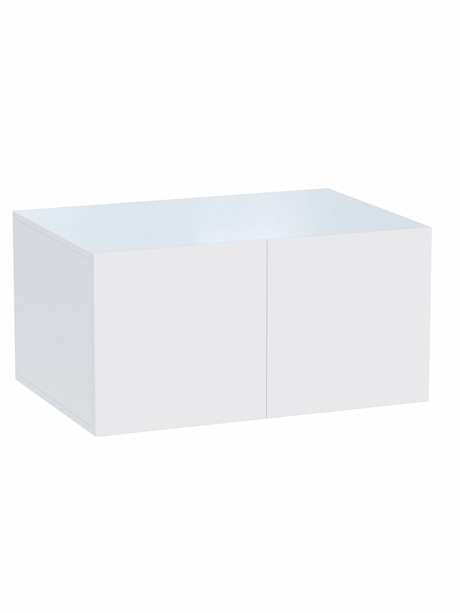 Антресоль на шкаф 2-х дверная Чарльз (белый) (Мебелидоманет)