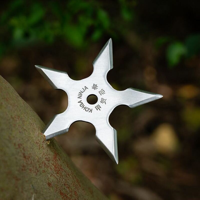 Японский Сюрикен Ниндзя, Из Нержавеющей Стали 440, Вес 50 Г, Толщина 3 Мм, Твердость 58HRC