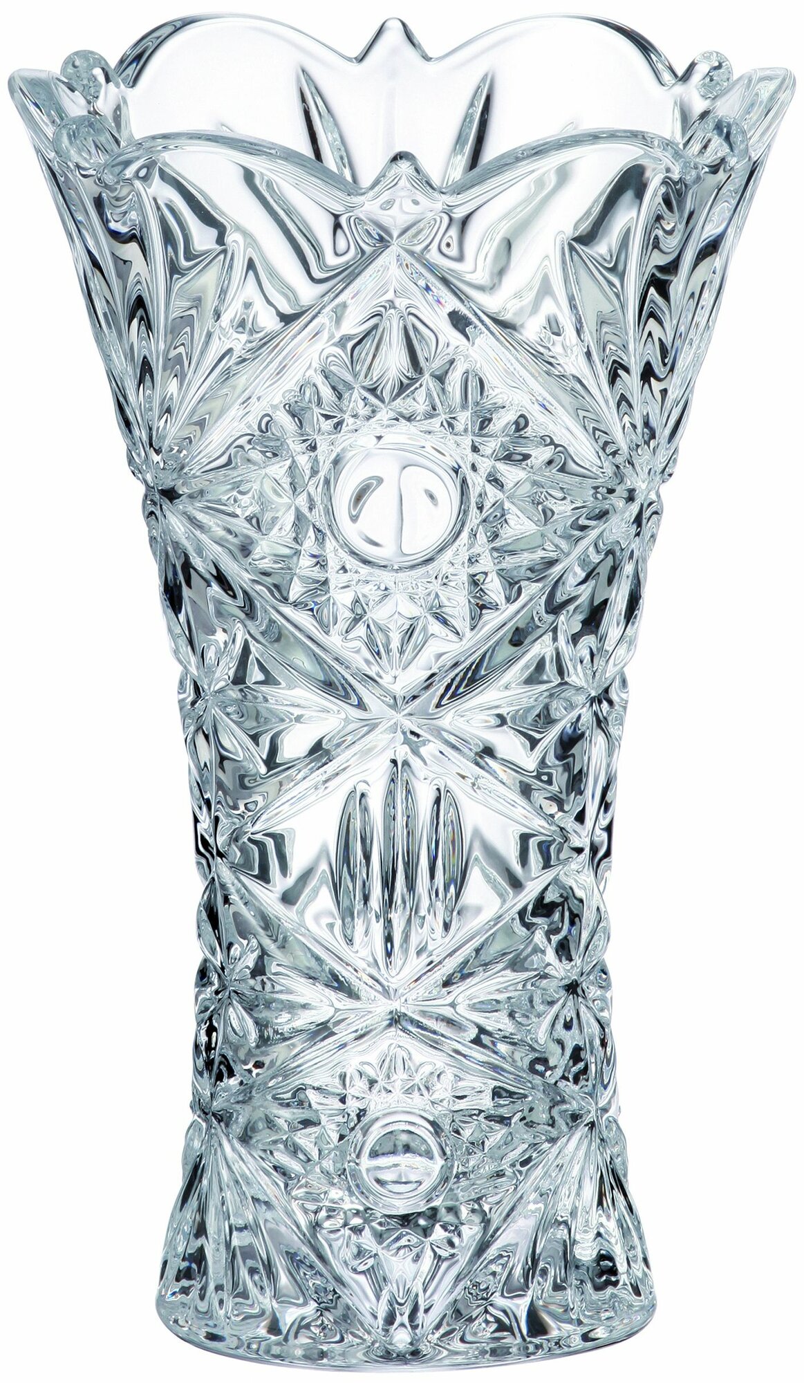 Ваза "NOVA OLD/ Miranda X", 20,5 см, стекло, Crystal Bohemia/ БСС0484