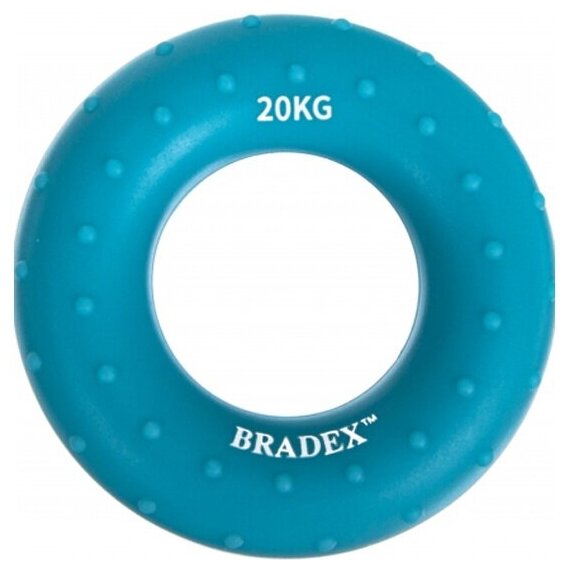 Эспандер кистевой Bradex 20 кг, круглый массажный, синий
