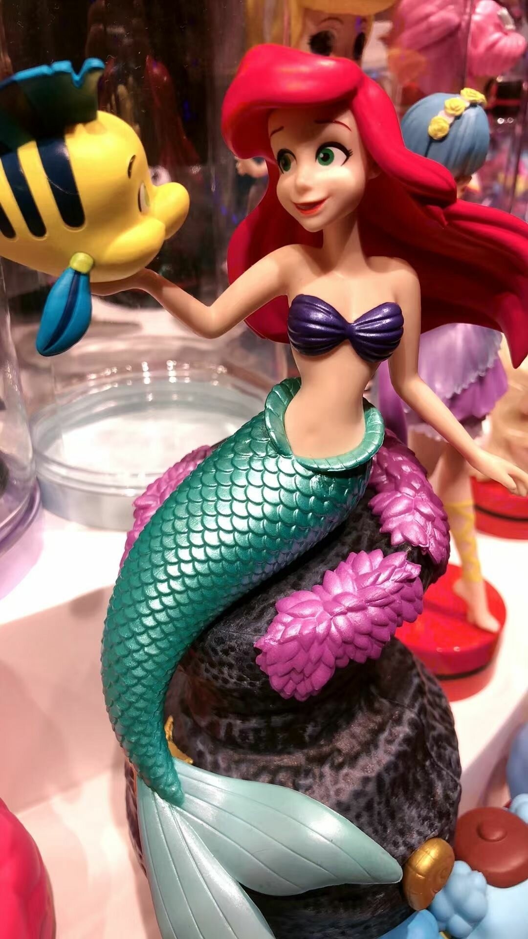 Русалочка Ариэль и Флаундер, в коробке(20cm)