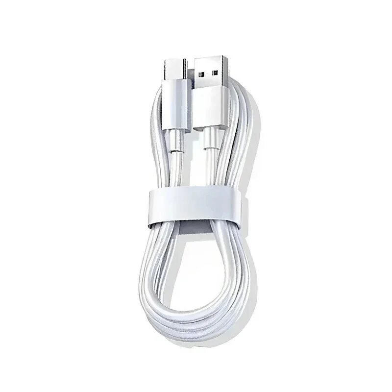 Кабель для быстрой зарядки USB A к Type-C 120 Вт 10А для Samsung Xiaomi Huawei 1m, 1PC White Cable