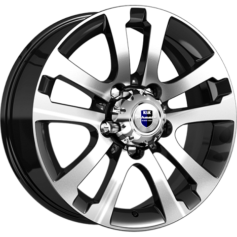 Диск K&K Сахара-Patriot КС714 7x18 5x139,7 dia:108,6 алмаз черный