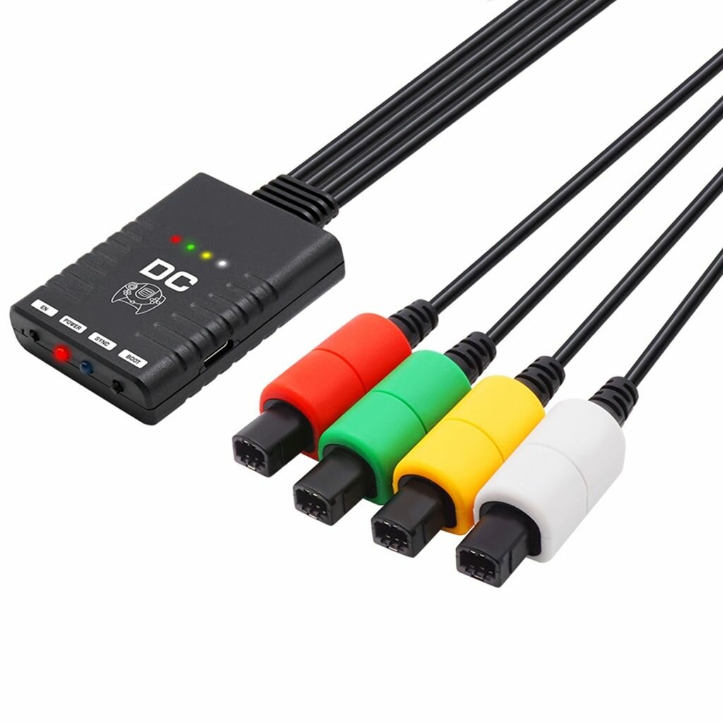 Адаптер контроллеров 4-в-1 для консоли постоянного тока, беспроводной Bluetooth-совместимый Wii-Switch PS--PS-