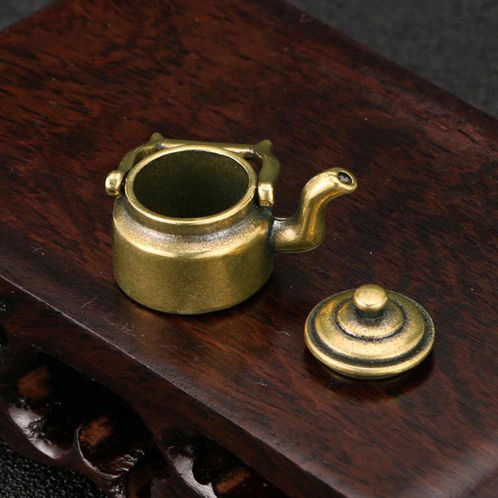 Изящный Чайник Для Интерьера Дома И Офиса С Тонкой Работой Размер 2 8x2 4x2 5 Cm-ROMIKY