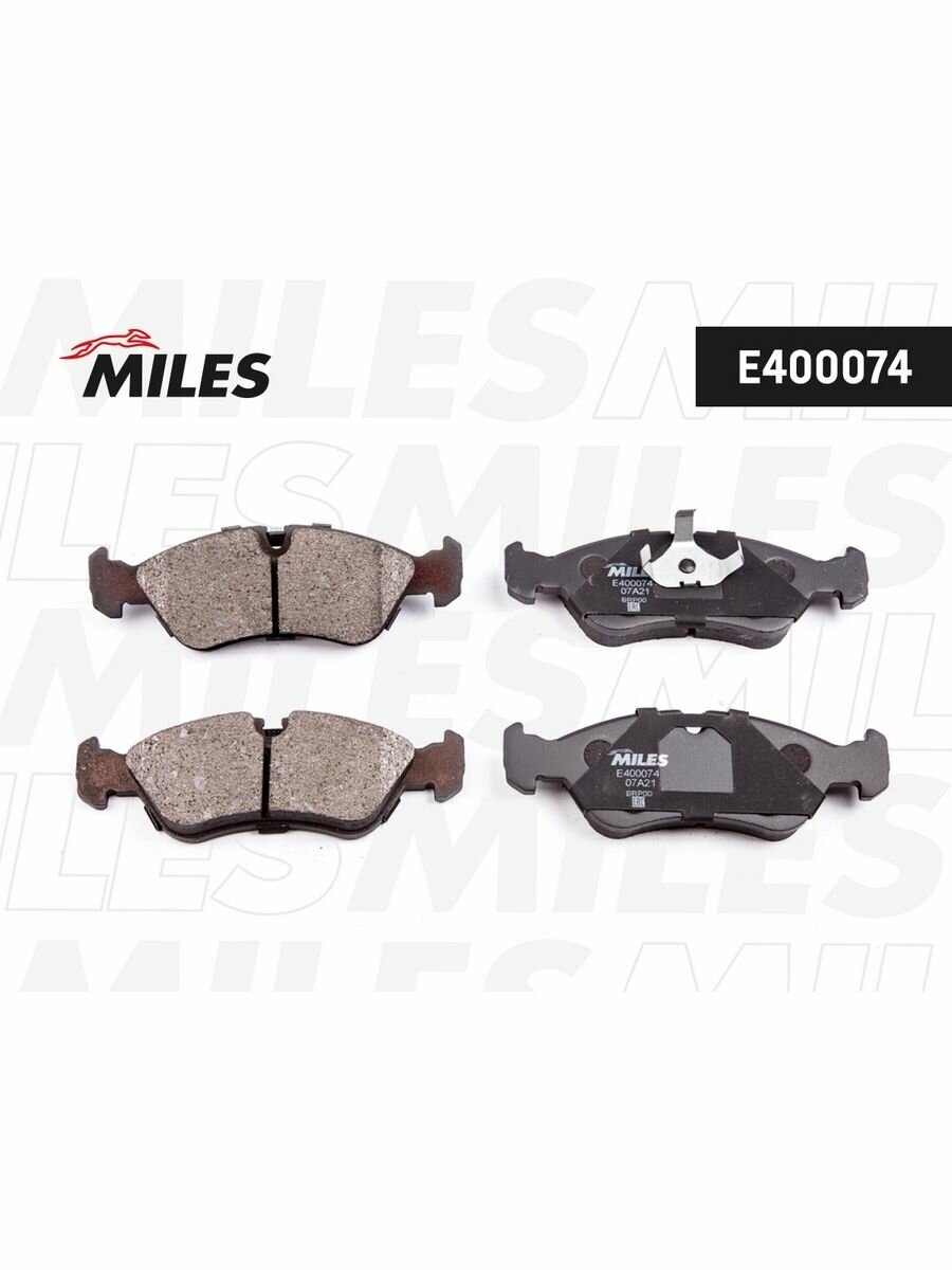 Тормозные колодки дисковые передние MILES E400074 для CHEVROLET Lanos, DAEWOO Nexia, OPEL Astra