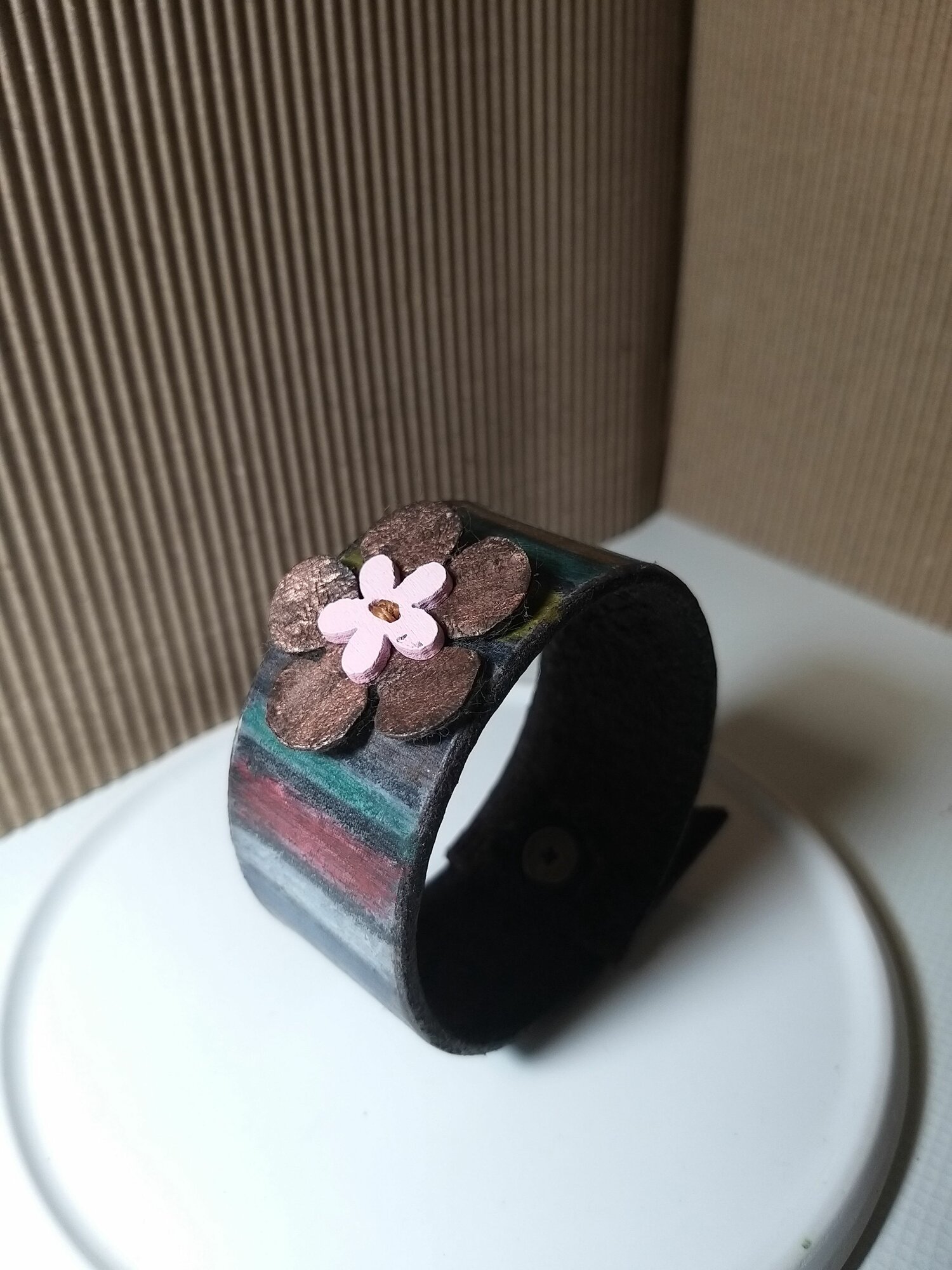 Браслет-манжета, дерево