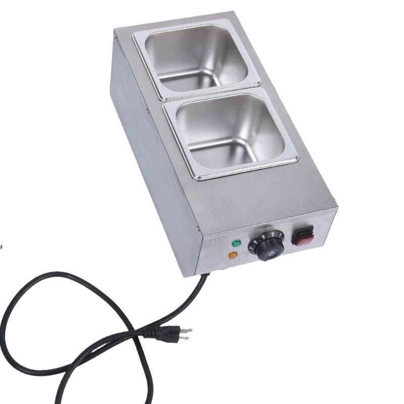 Стальной шоколадный плавитель с двумя емкостями