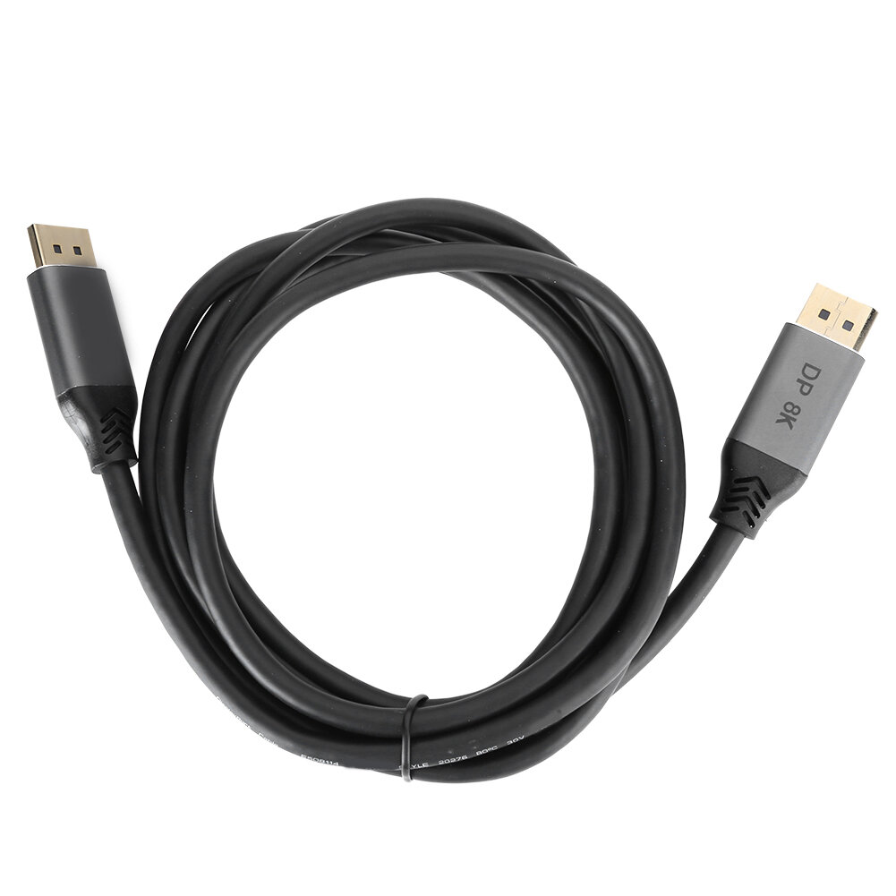 Кабель DisplayPort 1.4 male-male, 8K совместимость, длина 2 м.