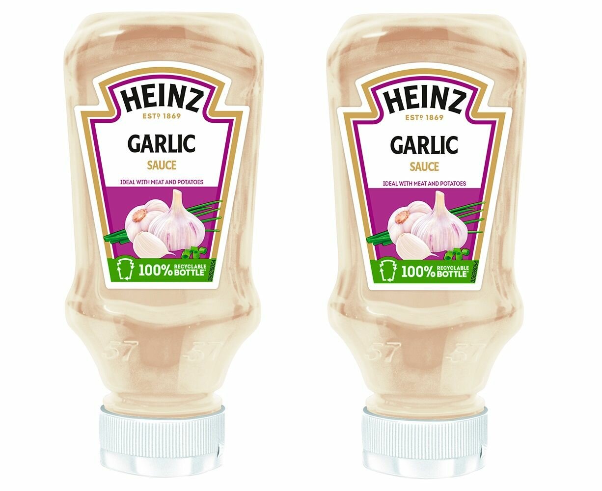 Соус Чесночный Garlic (импорт), Heinz, Польша, 400 мл (420 г) х 2шт