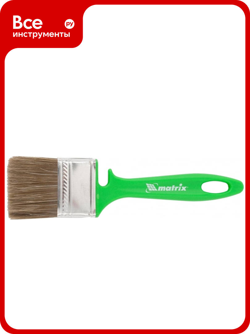 Флейцевая кисть MATRIX Color Line работы ПО дереву 50х12 мм 83373, 50 мм